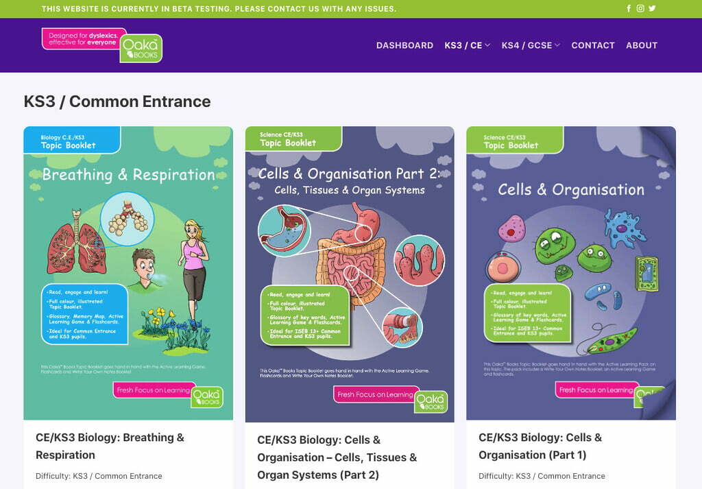 KS1-KS4 - Schools - Oaka Digital